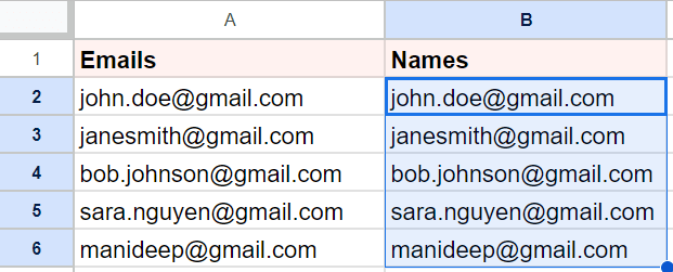 5 Easy Ways to Extract the Username From an Email Address in Google Sheets - Productive Sheets